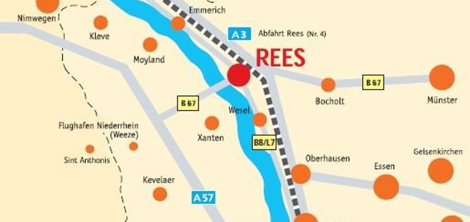 Anreise & Parken | Stadt Rees