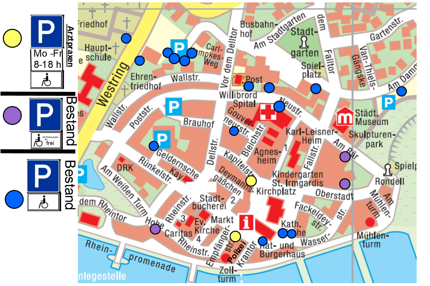 Anreise & Parken | Stadt Rees